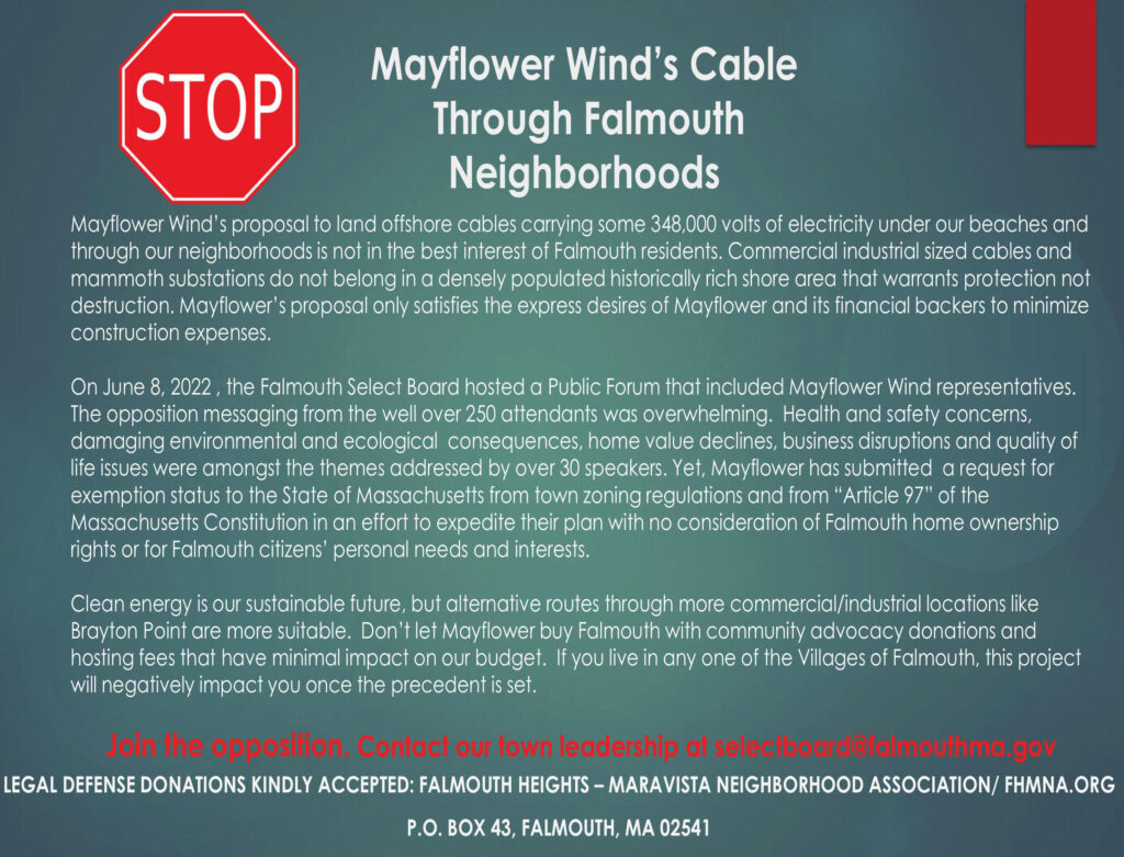SouthCoast Wind (formerly Mayflower Wind) Project Information ...